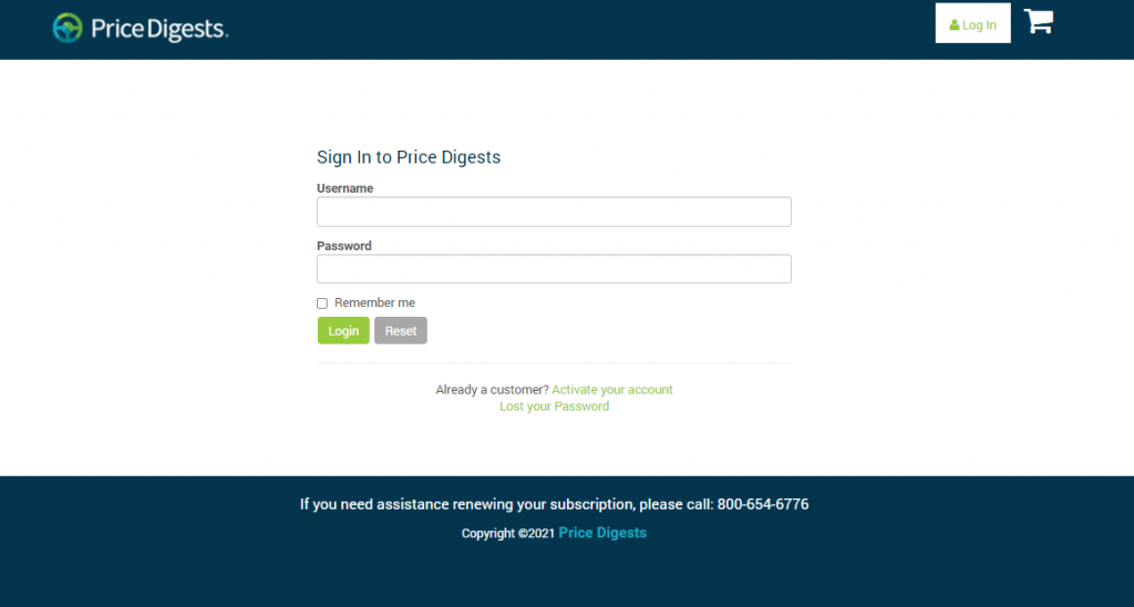 How to Purchase Subscriptions & Single Look-ups - Price Digests